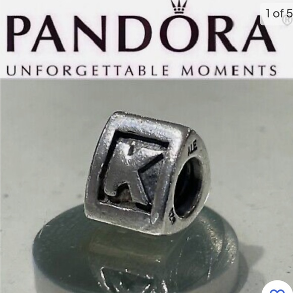 Pandora | Jewelry | Retired Pandora Alphabet Letter K | Poshmark